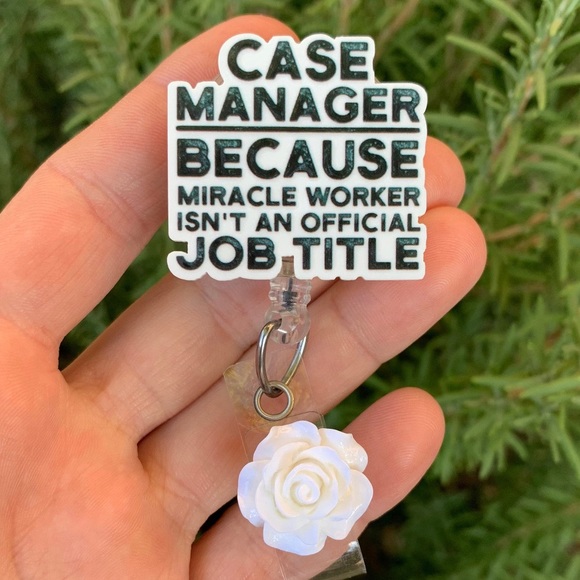 @juliatok | Accessories | Case Manager Nurse Retractable Badge Holder ...